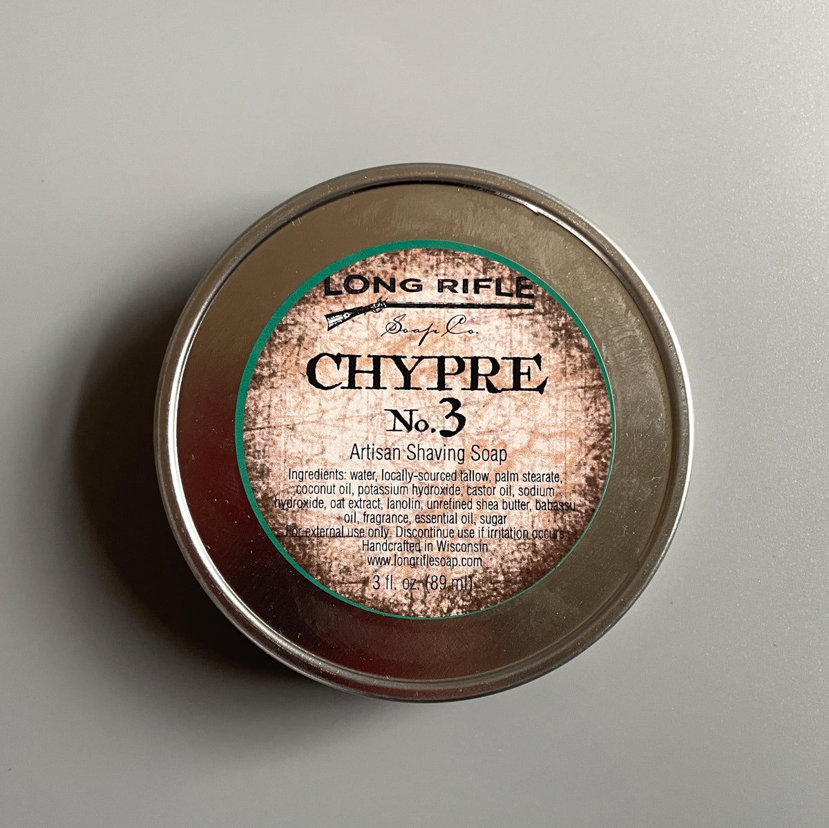 Chypre No. 03 Shaving Puck | Long Rifle Soap Company – Long Rifle Soap Co.