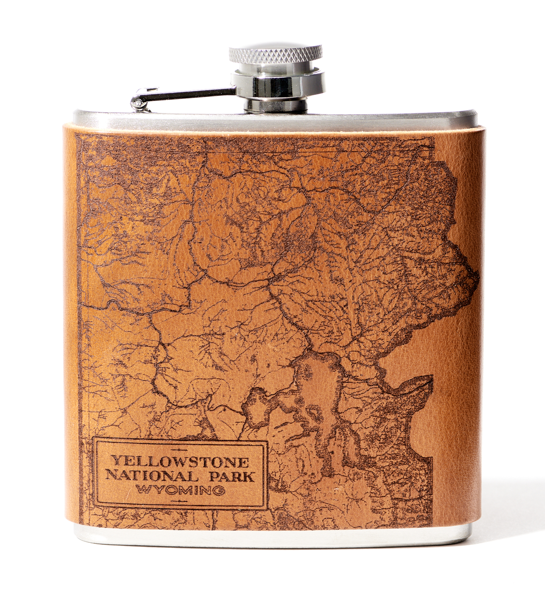 Yellowstone National Park Map Flask – Long Rifle Soap Co.